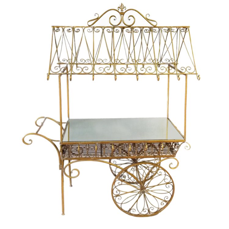 Montmarte Display Cart - Violet Vintage Rentals