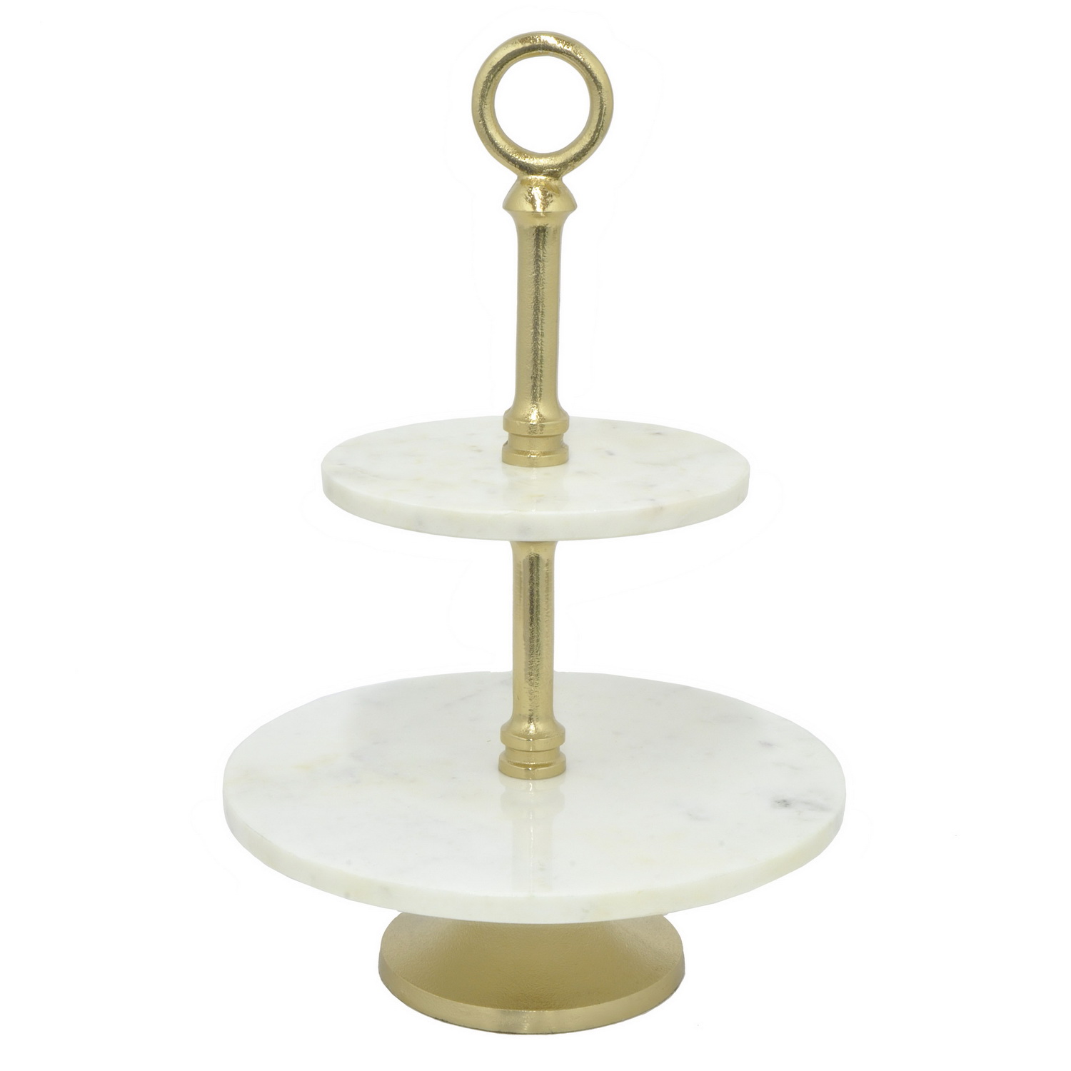 Totori Marble Tiered Stand - Violet Vintage Rentals