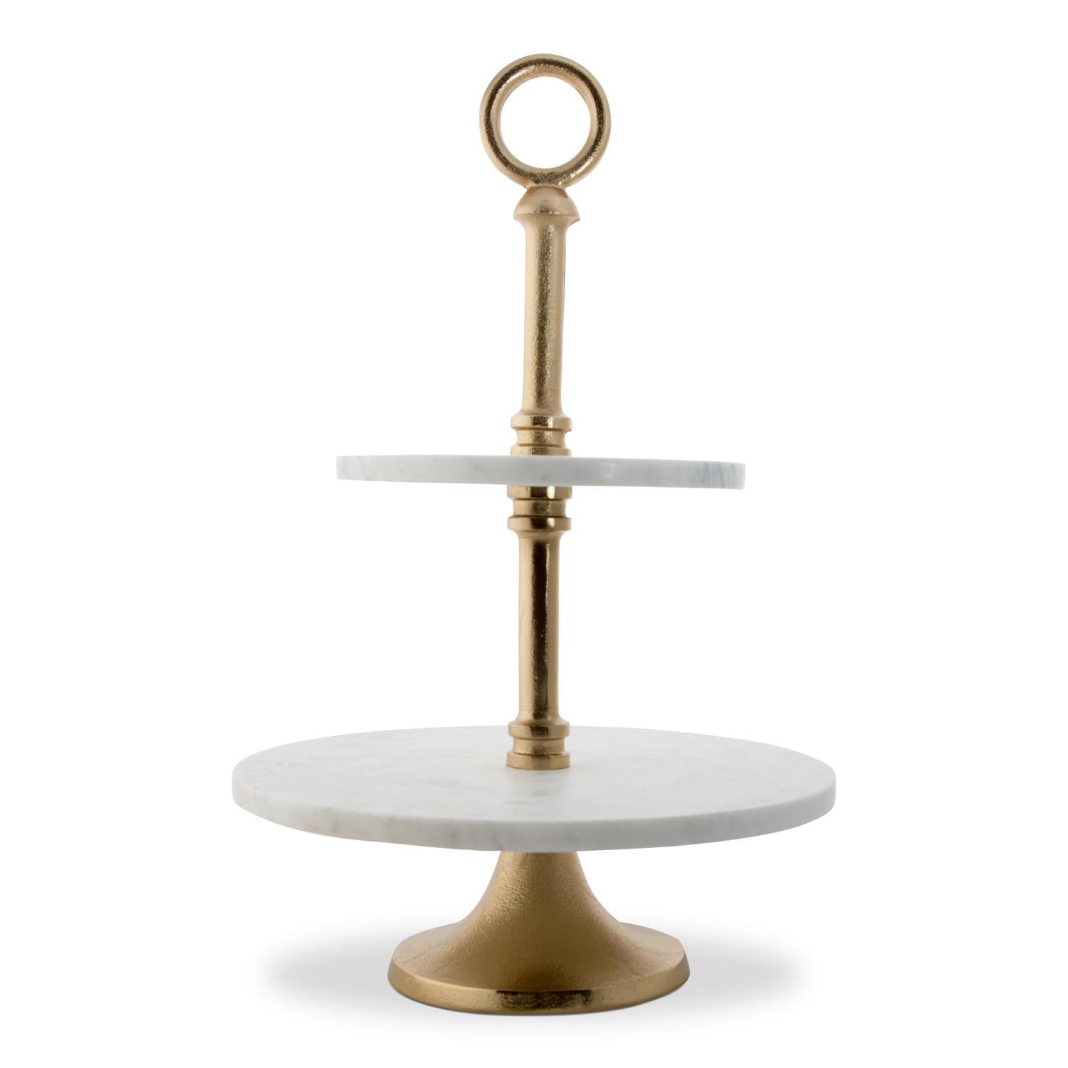 Totori Marble Tiered Stand - Violet Vintage Rentals