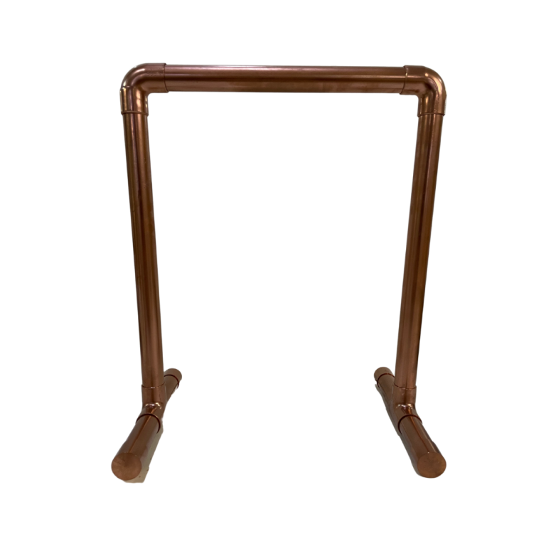 Rent the Tall Copper Sign Stand | Violet Vintage Rentals | Indy