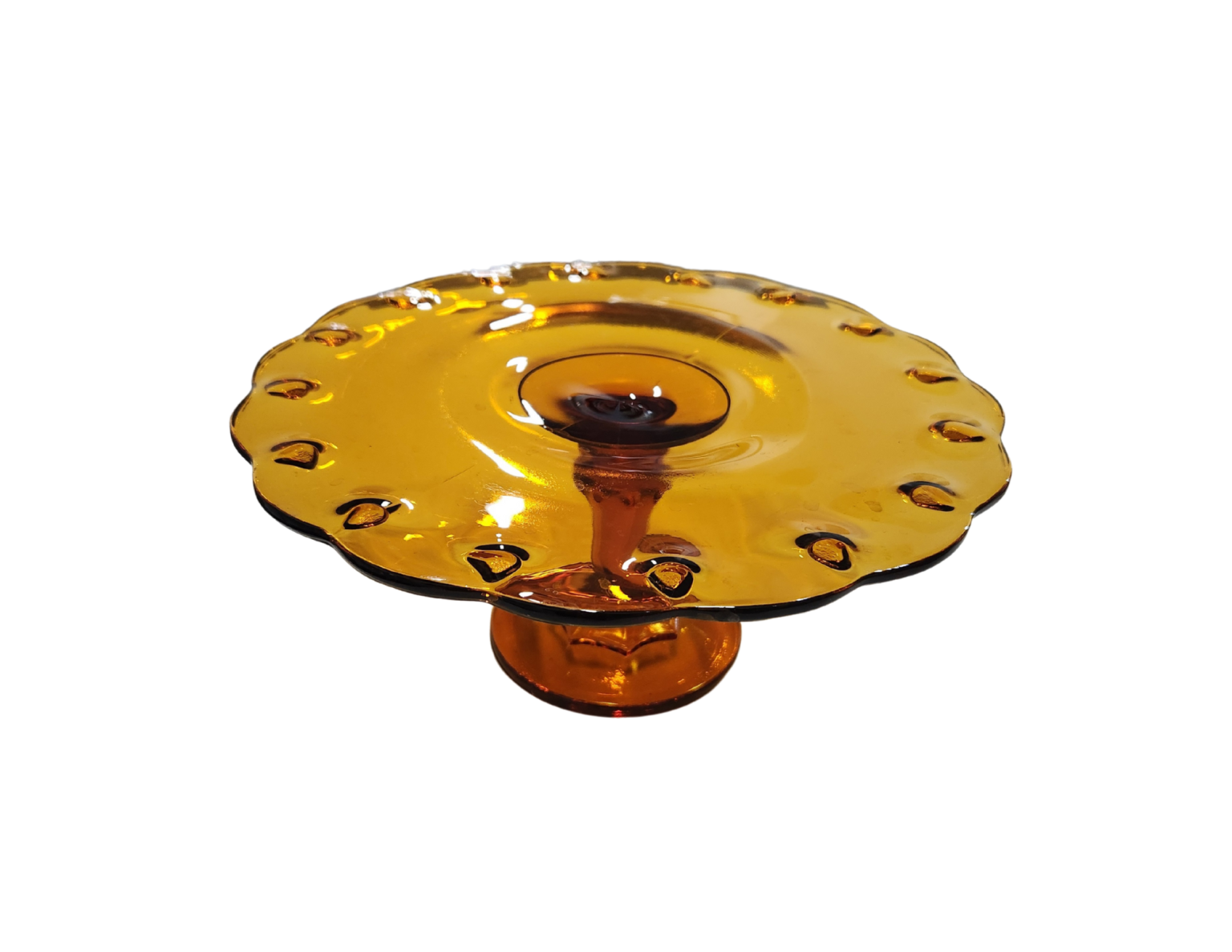 Amber Cake Stand - Violet Vintage Rentals