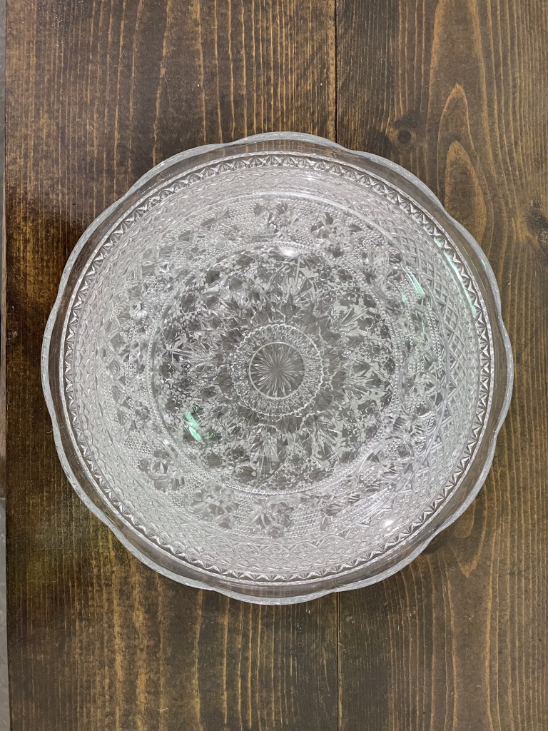 Rent our Cut Glass Plates | Violet Vintage Rentals | Indy, IN