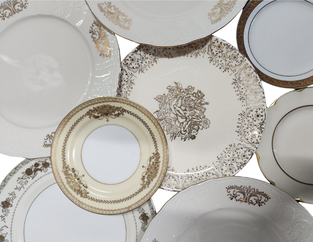 Celine Plates - Violet Vintage Rentals