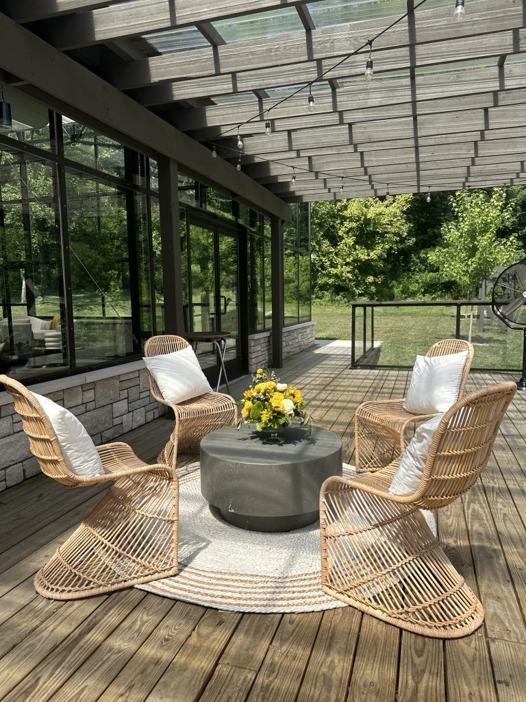 Roxton Rattan Chair - Violet Vintage Rentals