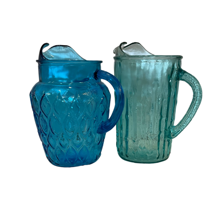 Blue Vintage Pitchers - Violet Vintage Rentals