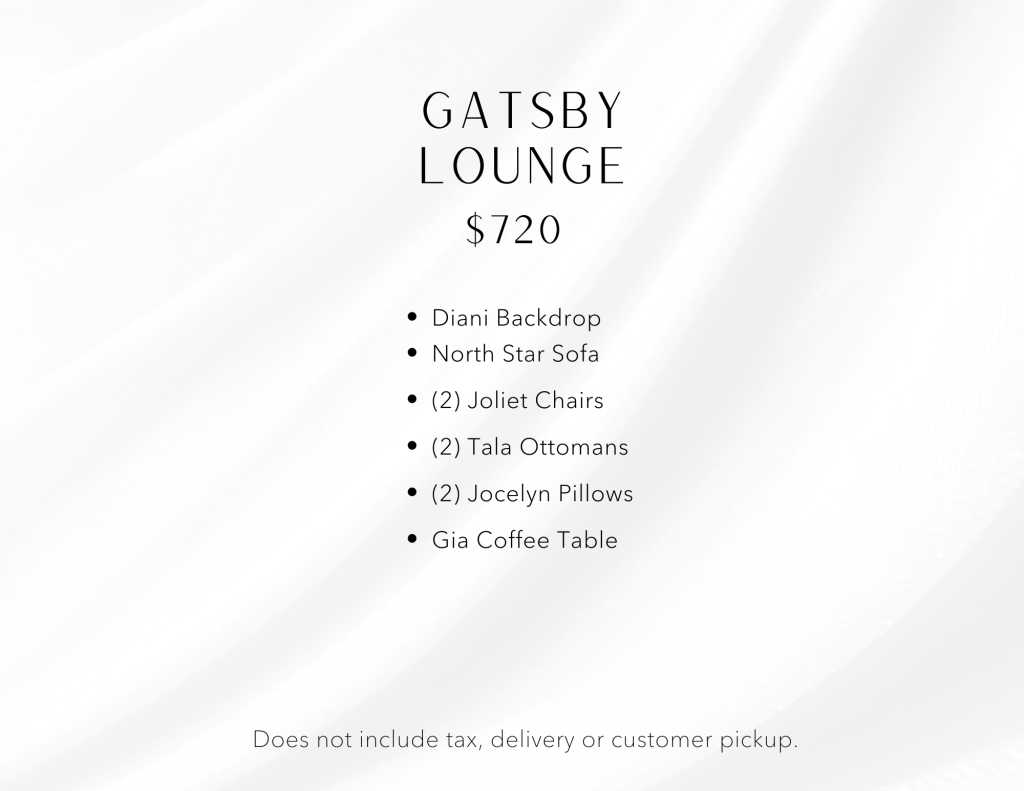 Gatsby Lounge - Violet Vintage Rentals