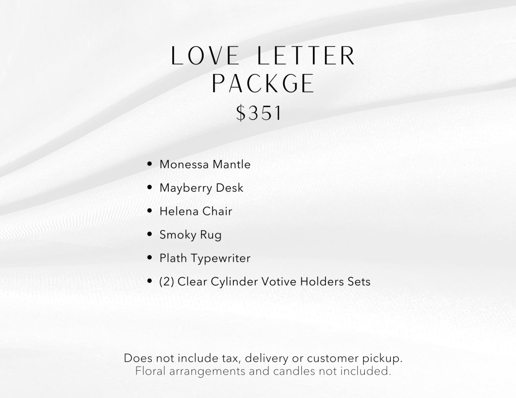 Love Letter Display - Violet Vintage Rentals